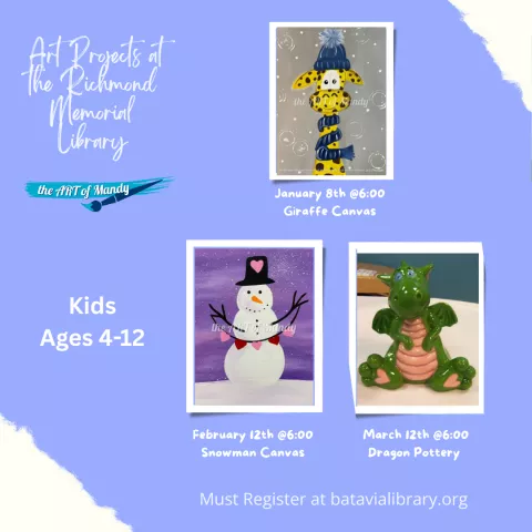 Children's January Art of Mandy | Richmond Memorial Library